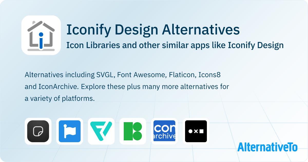 Iconify Design Alternatives: Top 12 Icon Libraries & Similar Websites ...