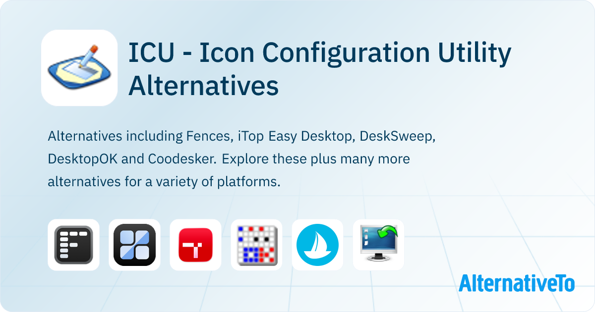 ICU - Icon Configuration Utility Alternatives - Explore Similar ...