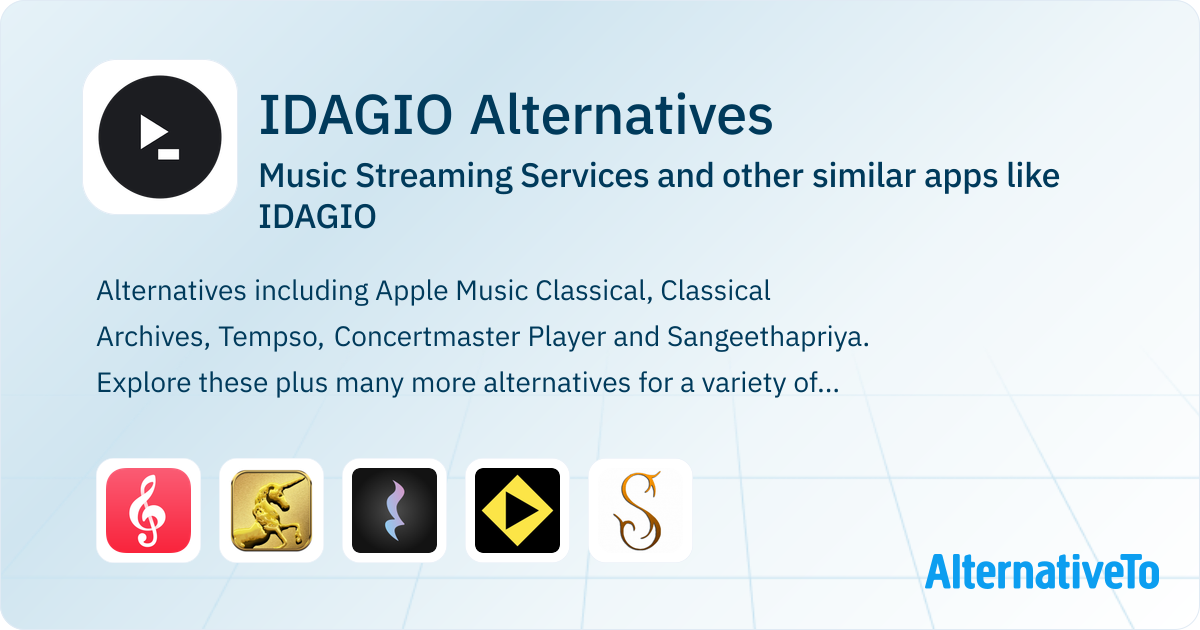 IDAGIO Alternatives: Top 5 Music Streaming Services & Similar Apps ...