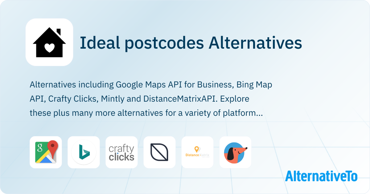 Ideal postcodes Alternatives - Explore Similar Sites & Apps | AlternativeTo
