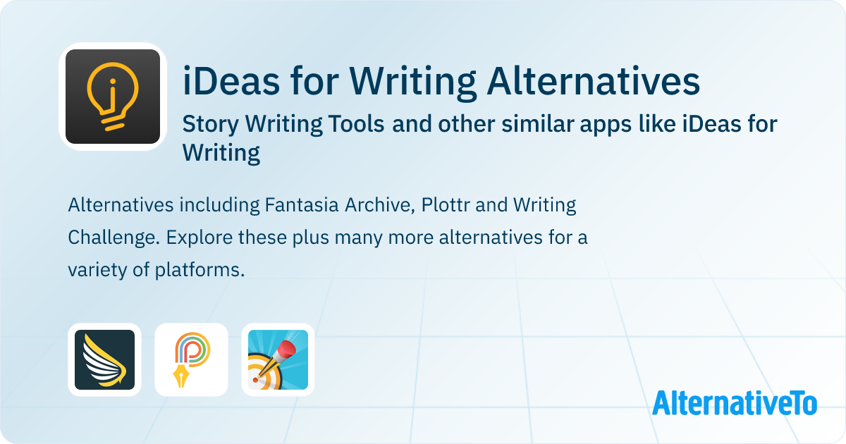 iDeas for Writing Alternatives: Top 3 Story Writing Tools & Similar ...