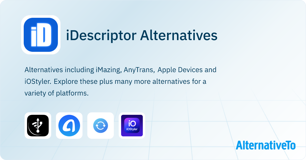 iDescriptor Alternatives - Explore Similar Software | AlternativeTo