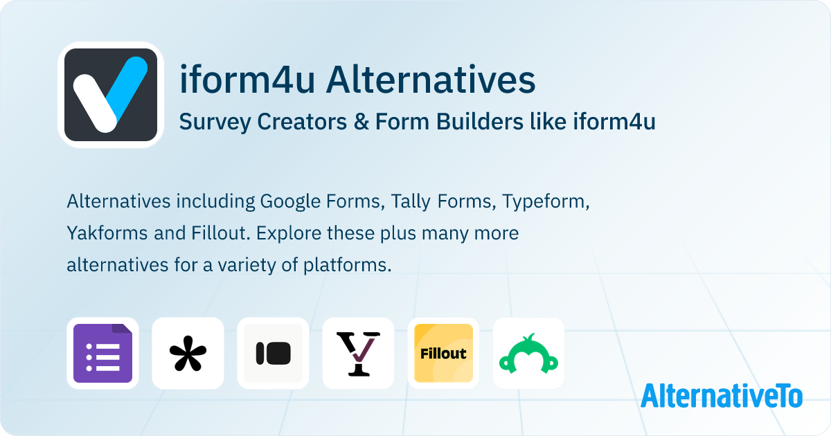 iform4u Alternatives: Top 12 Survey Creators & Form Builders ...