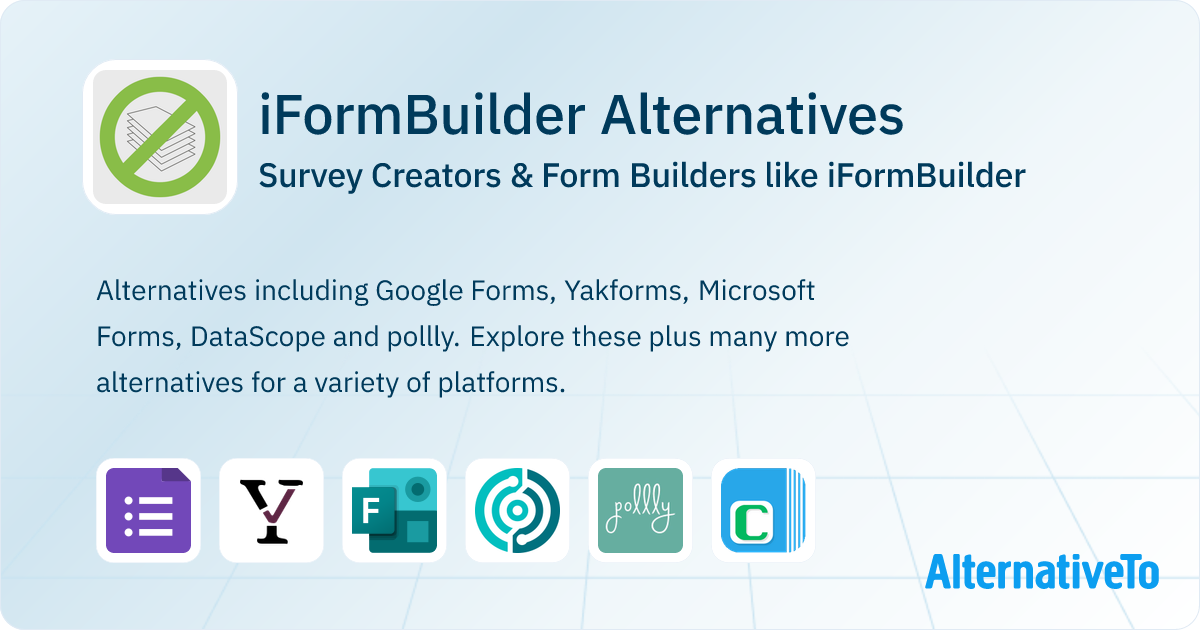 iFormBuilder Alternatives: Top 12 Survey Creators | AlternativeTo