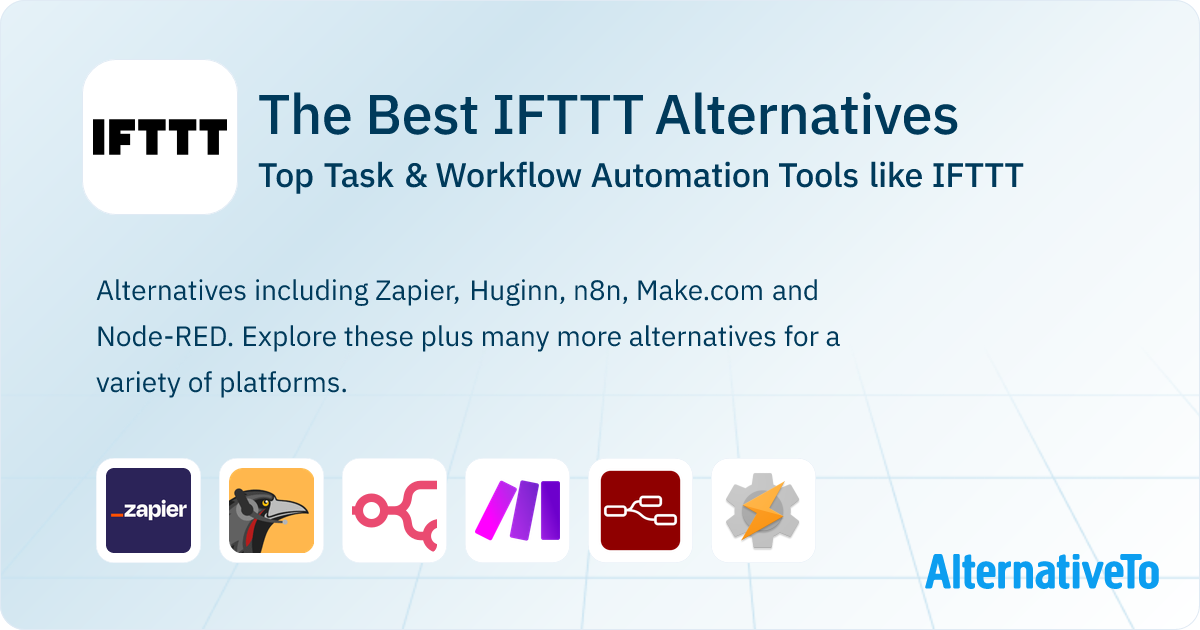 Best IFTTT Alternatives: Top Task & Workflow Automation Tools in 2025 ...