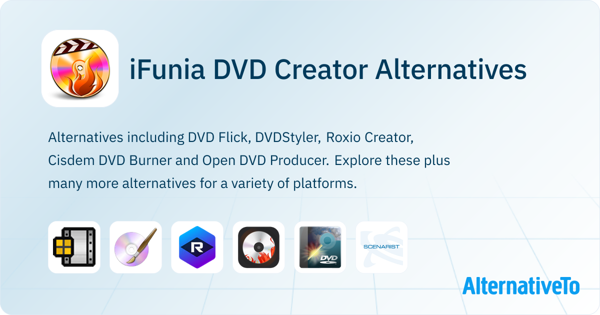 iFunia DVD Creator Alternatives - Explore Similar Software | AlternativeTo