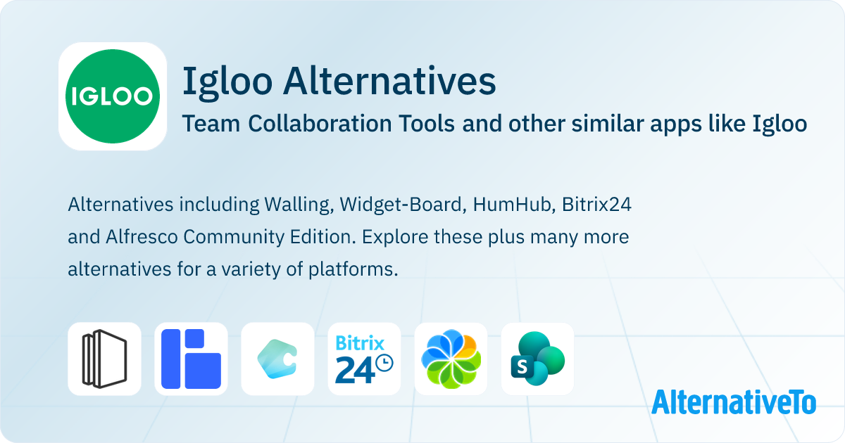 Igloo Alternatives: Top 12 Team Collaboration Tools & Similar Apps ...