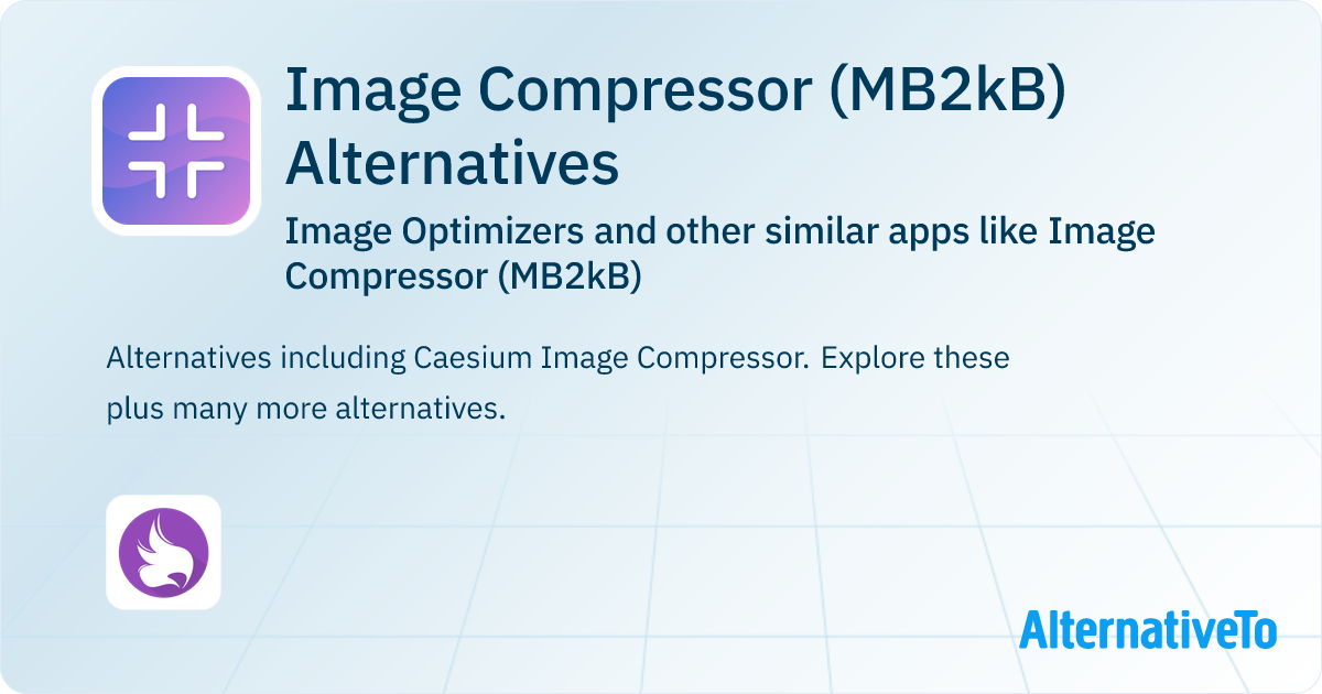 Image Compressor (MB2kB) Alternatives: Top 1 Image Optimizers & Similar ...