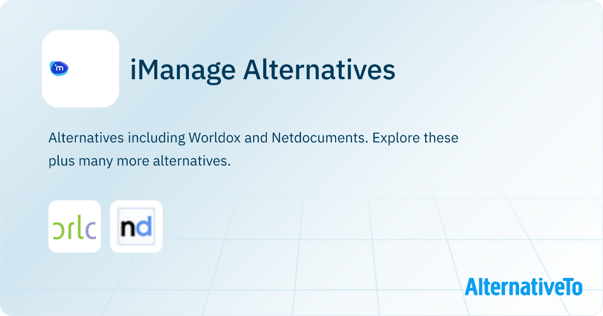 iManage Alternatives - Explore Similar Sites & Apps | AlternativeTo