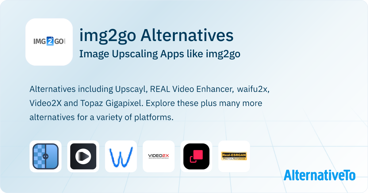 img2go Alternatives: Top 12 Image Upscaling & Similar Apps | AlternativeTo