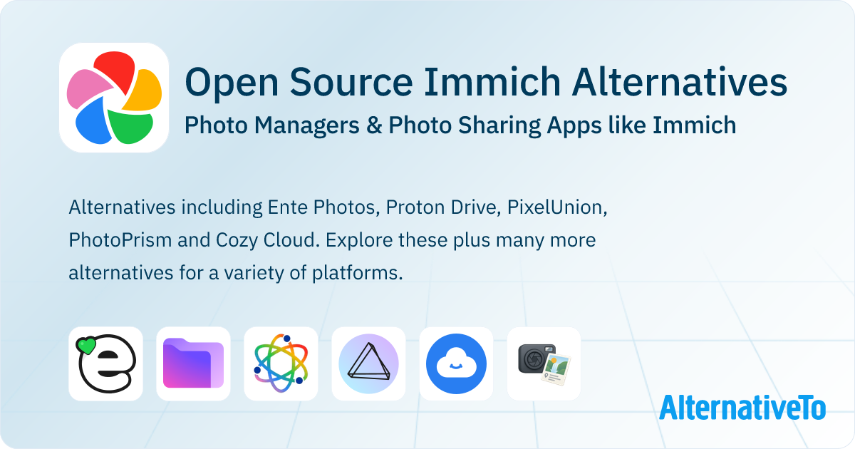 Open Source Immich Alternatives: Top 13 Photo Managers | AlternativeTo