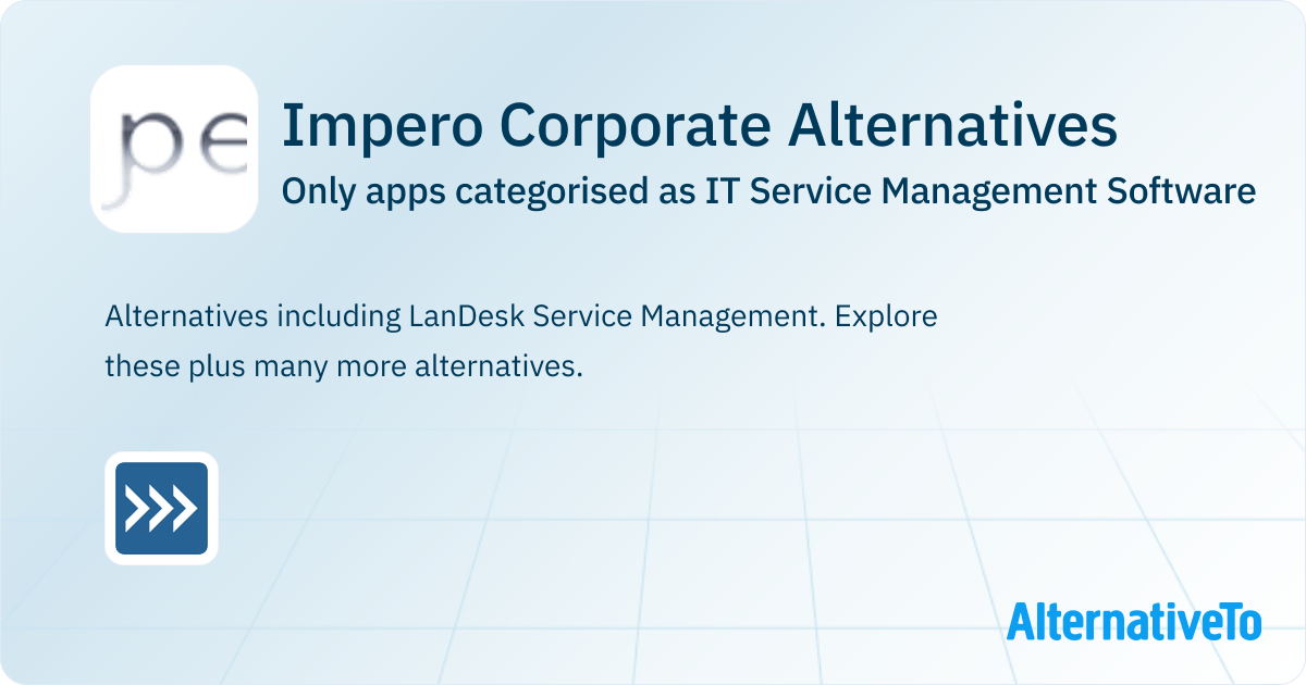 Impero Corporate Alternatives: Top 1 IT Service Management Software ...