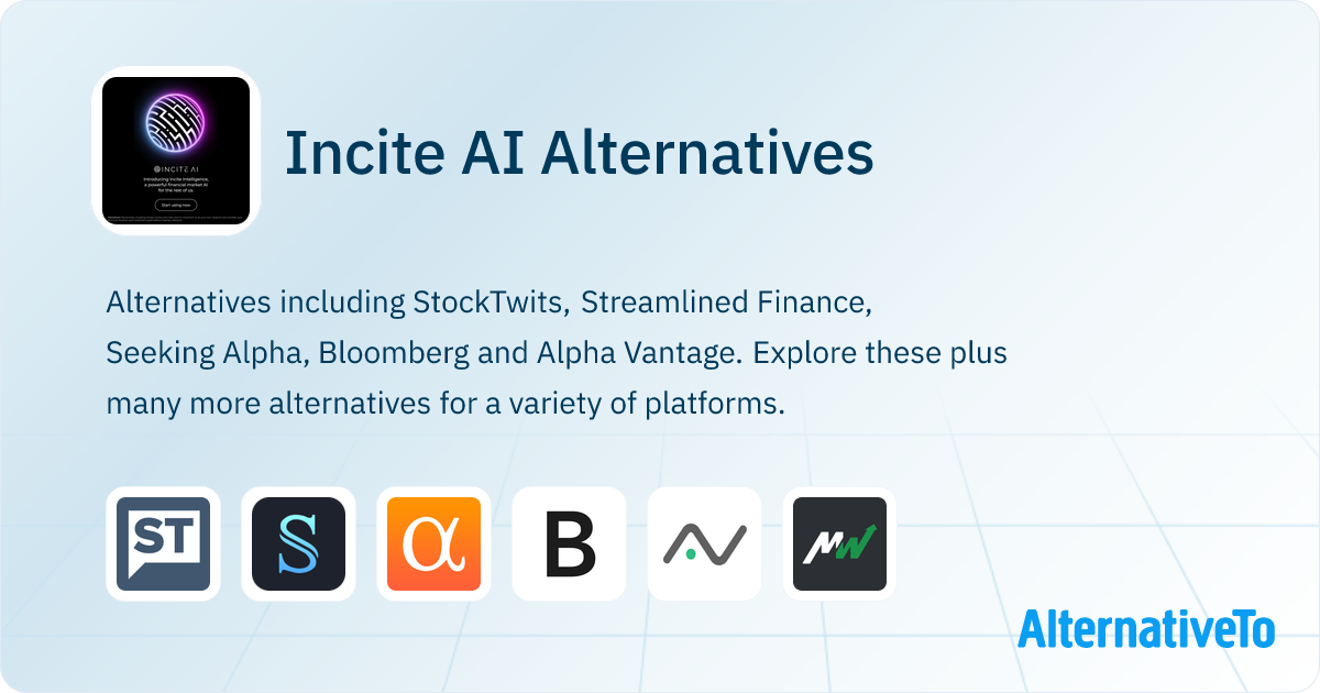 Incite AI Alternatives - Explore Similar Sites & Apps | AlternativeTo