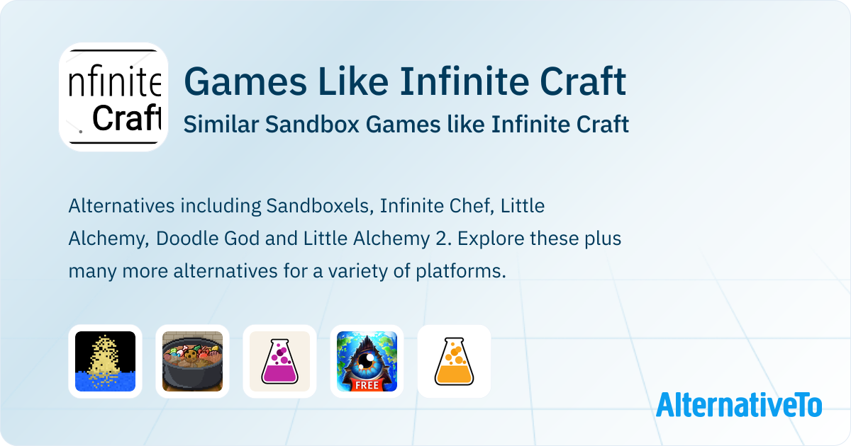 Games Like Infinite Craft: Similar Sandbox Games | AlternativeTo