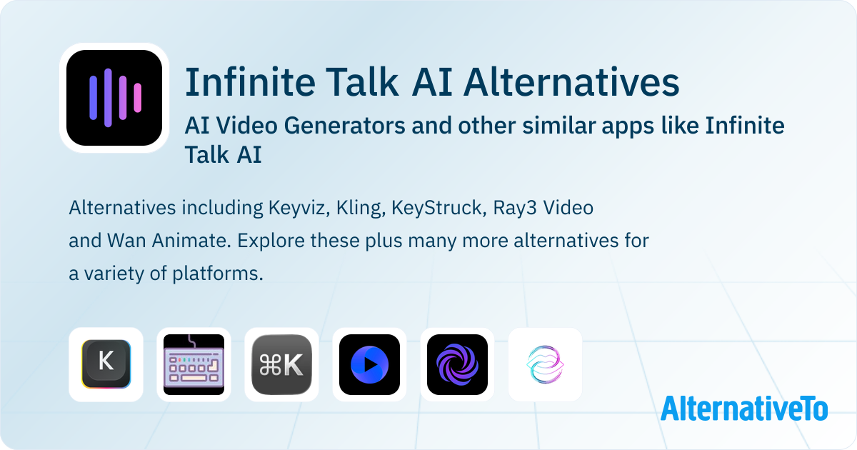 Infinite Talk AI Alternatives: Top 6 AI Video Generators & Similar Apps ...
