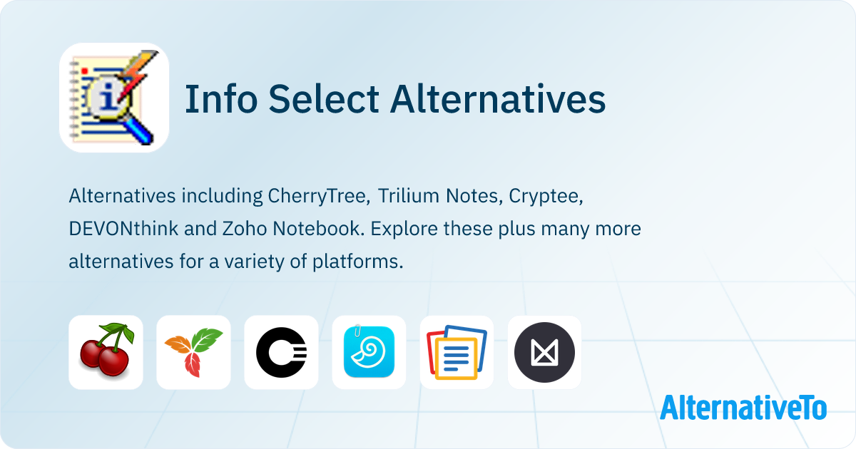 Info Select Alternatives - Explore Similar Software | AlternativeTo