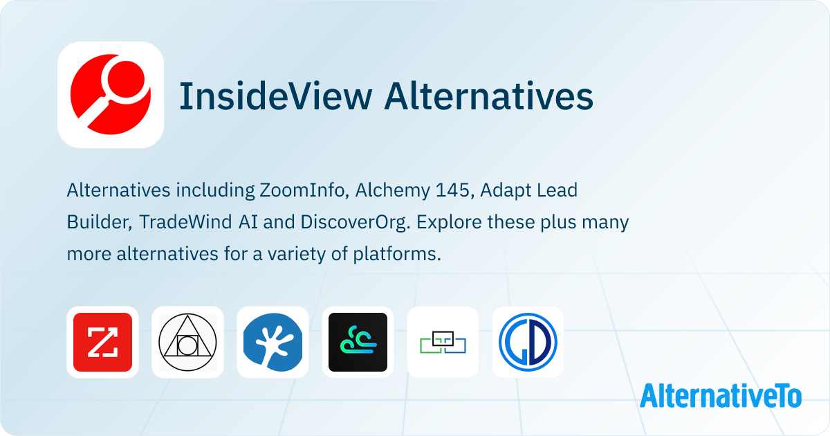 InsideView Alternatives - Explore Similar Apps | AlternativeTo