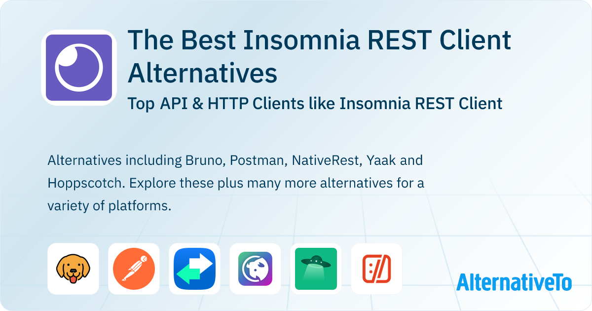 Best Insomnia REST Client Alternatives: Top API Clients in 2026 ...