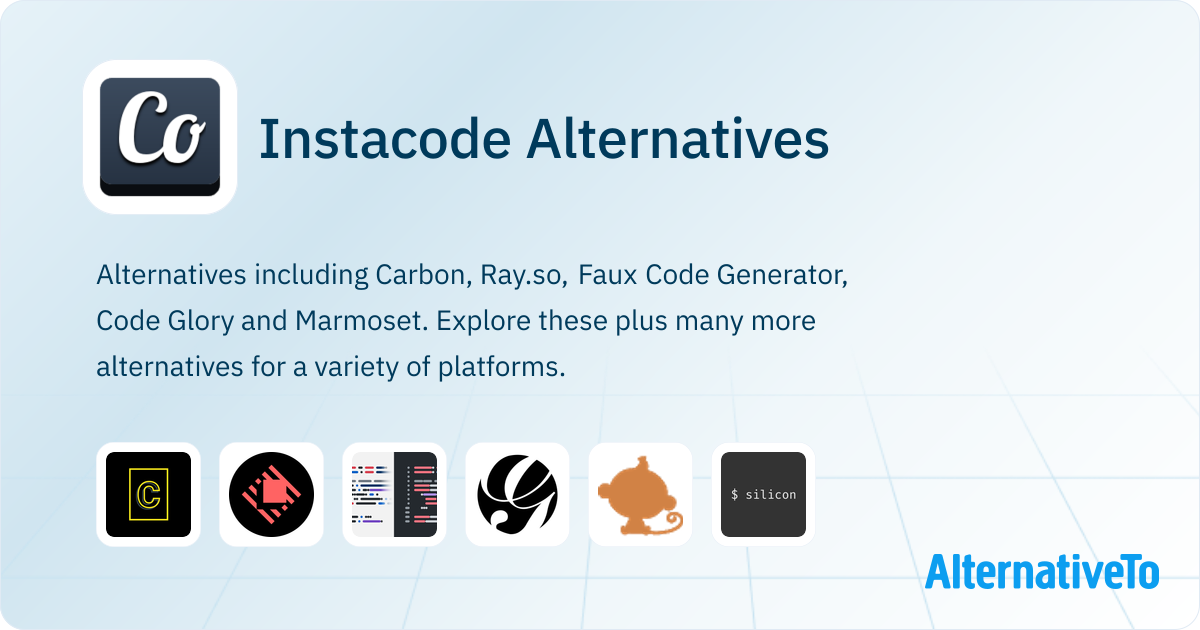 Instacode Alternatives - Explore Similar Apps & Services | AlternativeTo
