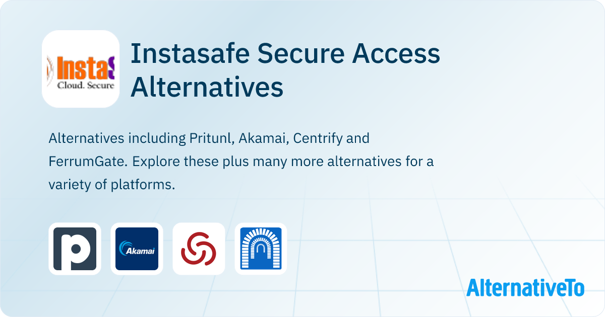 Instasafe Secure Access Alternatives - Explore Similar Software ...