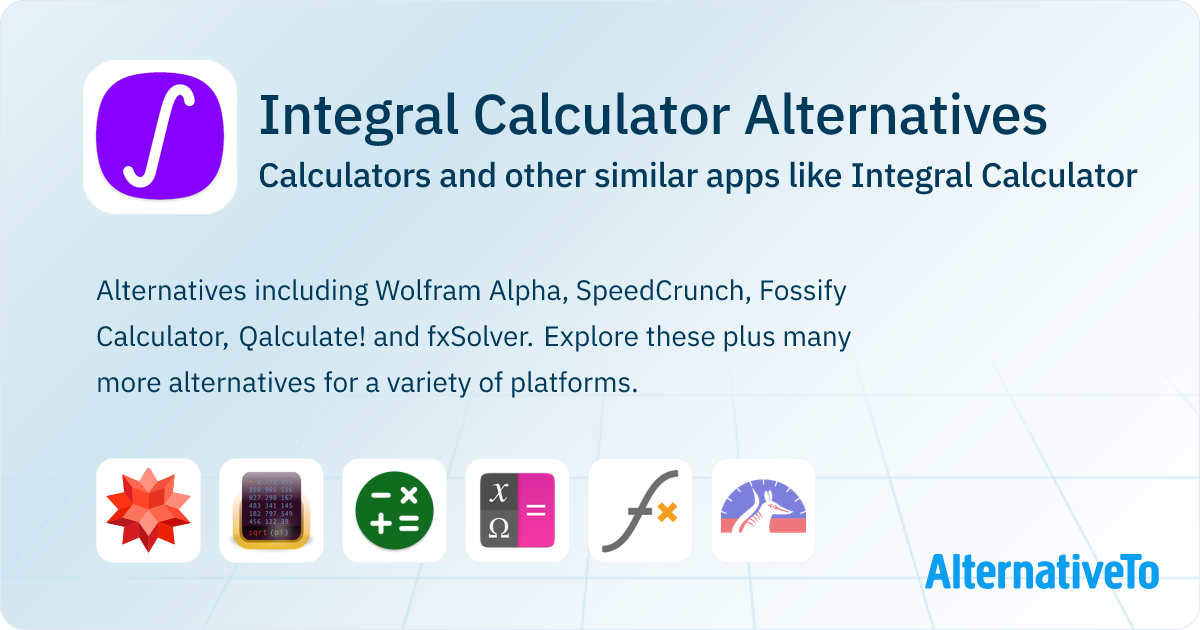 Integral Calculator Alternatives: Top 12 Calculators & Similar Apps ...
