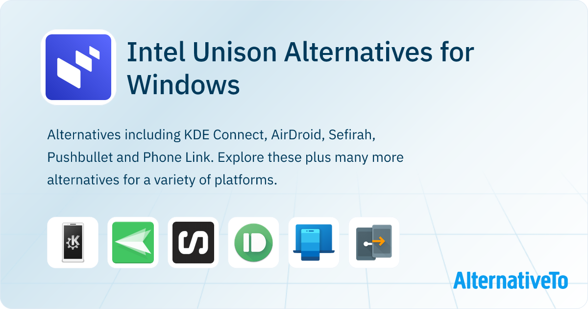Intel Unison Alternatives for Windows | AlternativeTo