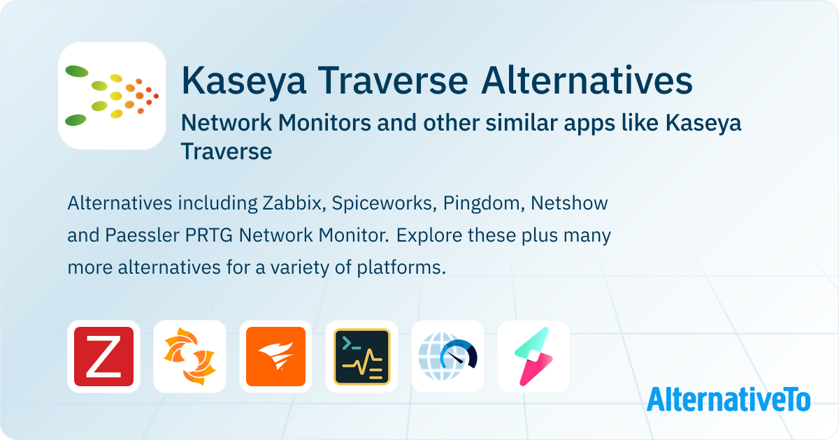 Kaseya Traverse Alternatives: Top 12 Network Monitors & Similar Apps ...