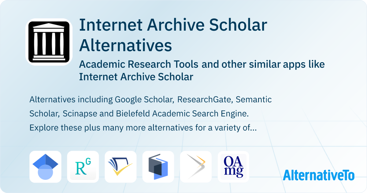 Internet Archive Scholar Alternatives: Top 9 Academic Research Tools ...