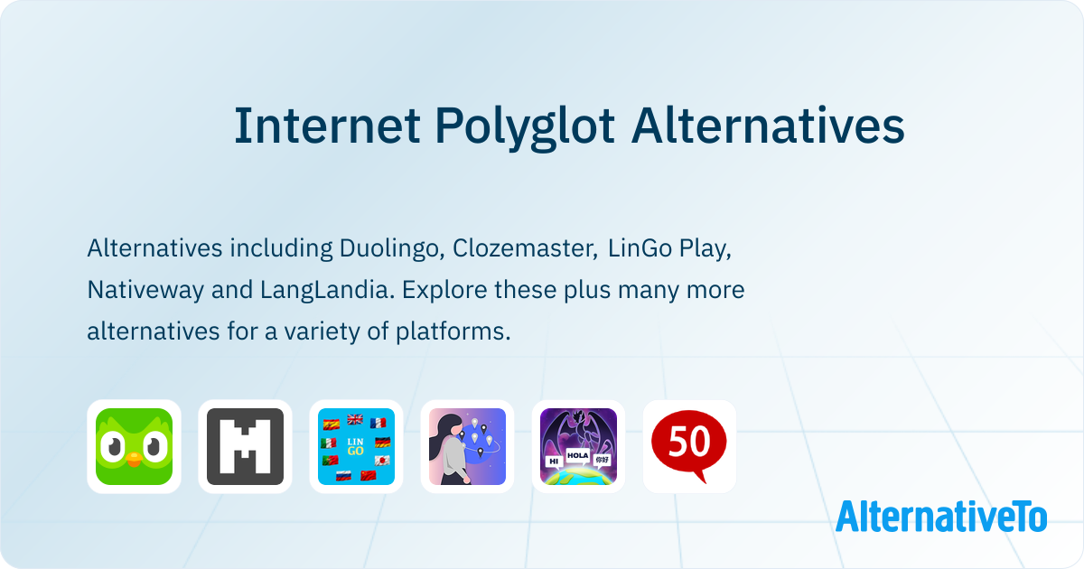Internet Polyglot Alternatives - Explore Similar Sites & Apps ...