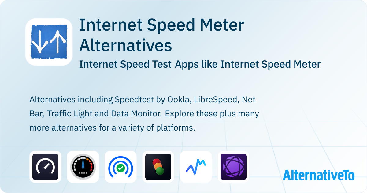 Internet Speed Meter Alternatives: Top 23 Internet Speed Test & Similar ...
