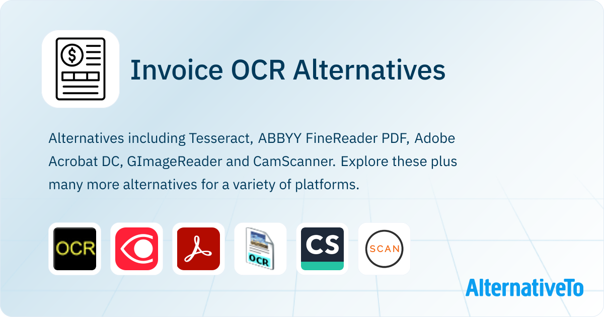 Invoice OCR Alternatives - Explore Similar Sites & Apps | AlternativeTo
