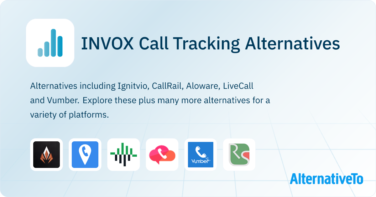 INVOX Call Tracking Alternatives - Explore Similar Sites & Apps ...