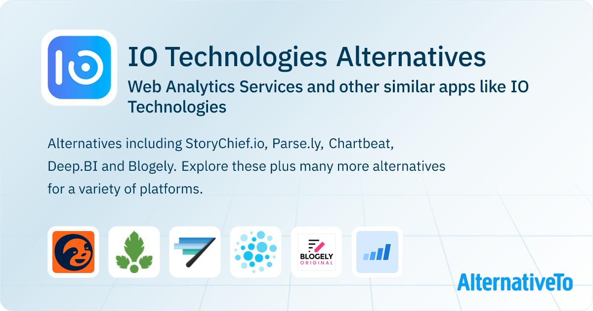 IO Technologies Alternatives: Top 7 Web Analytics Services & Similar ...