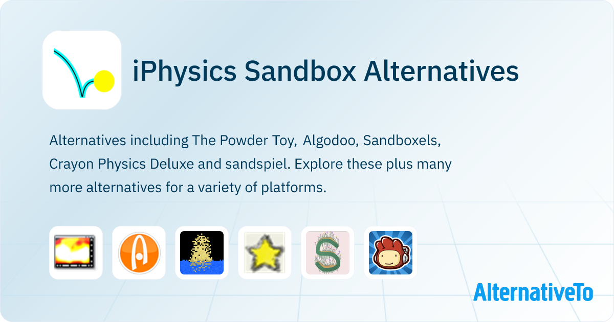 iPhysics Sandbox Alternatives - Explore Similar Software | AlternativeTo