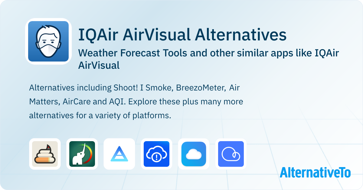 IQAir AirVisual Alternatives: Top 14 Weather Forecast Tools & Similar ...
