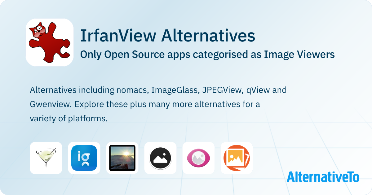 Open Source IrfanView Alternatives: Top 12 Image Viewers | AlternativeTo