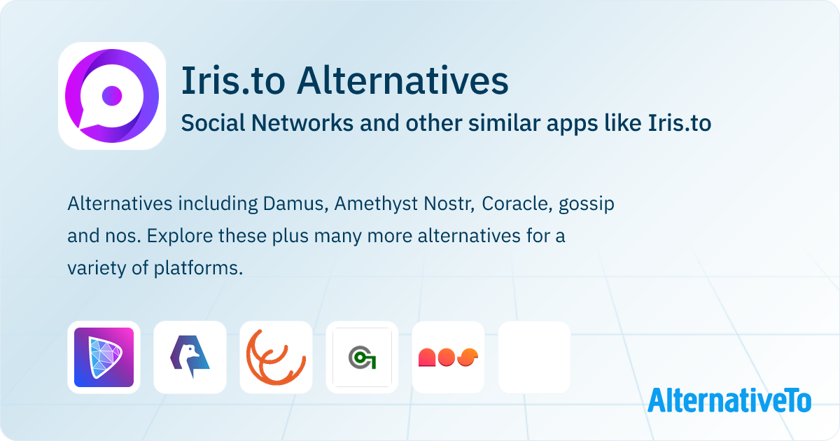 Iris.to Alternatives: Top 17 Social Networks & Similar Apps | AlternativeTo