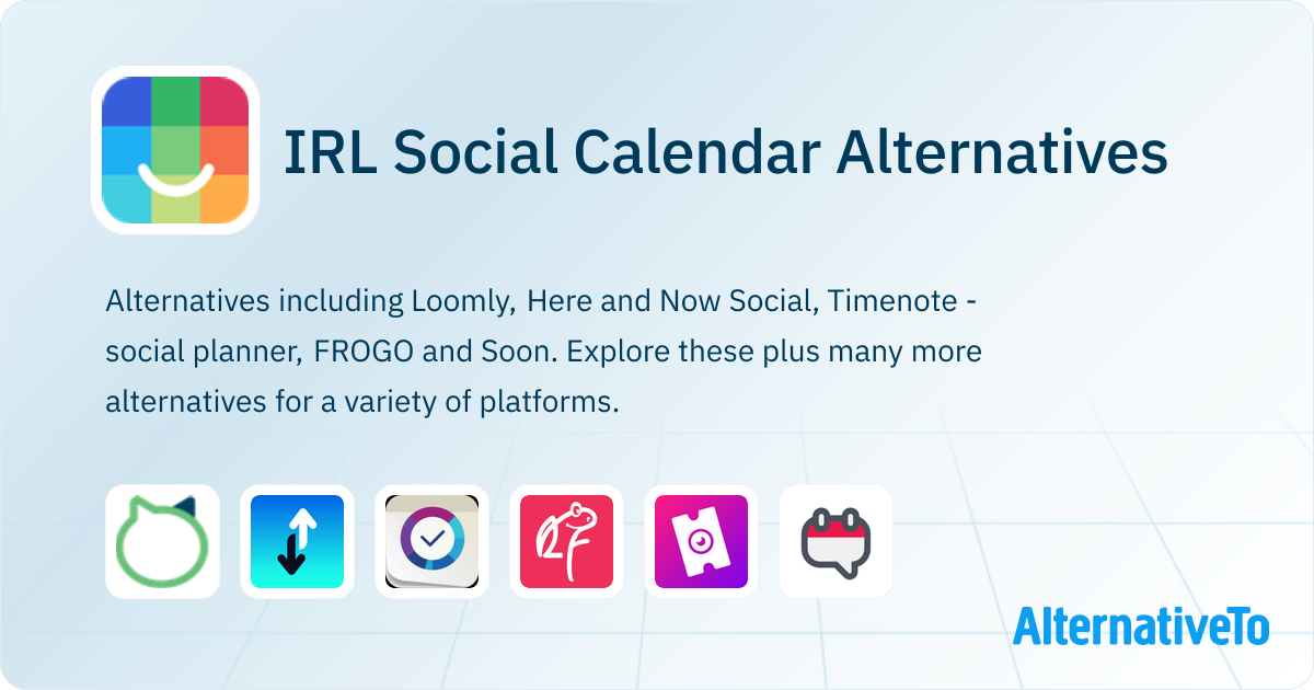 IRL Social Calendar Alternatives and Similar Apps | AlternativeTo