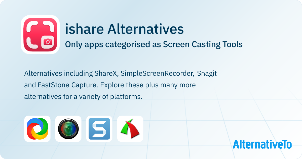 ishare Alternatives: Top 4 Screen Casting Tools | AlternativeTo