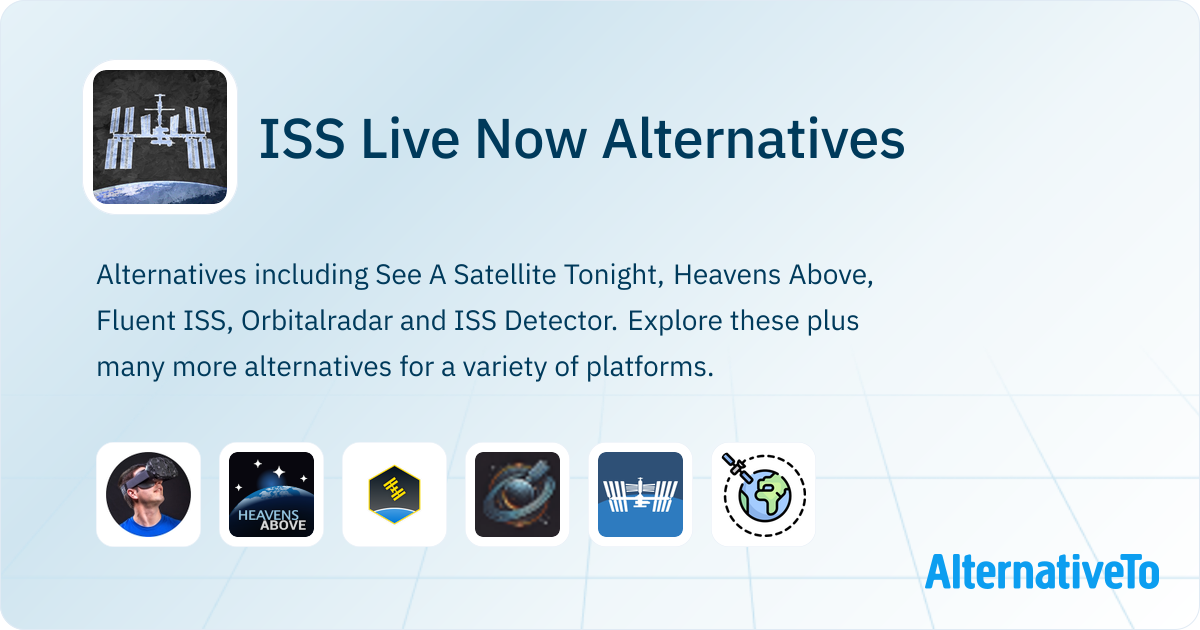 ISS Live Now Alternatives - Explore Similar Apps | AlternativeTo