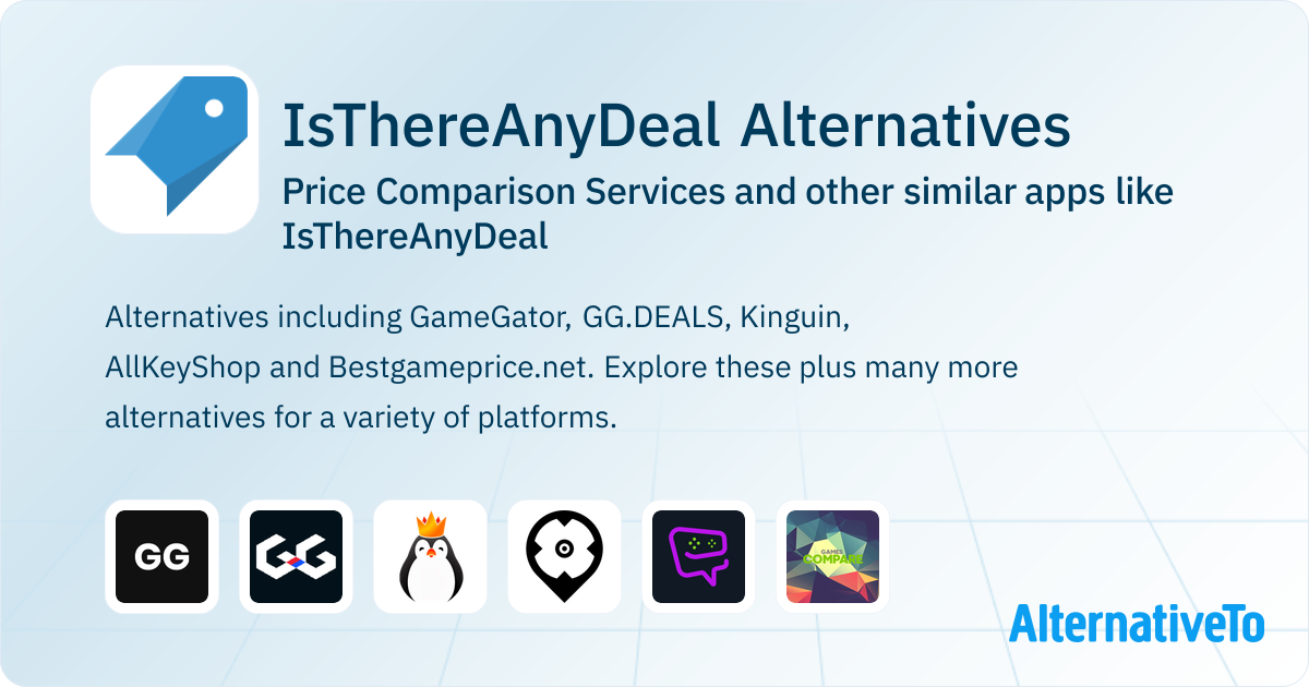 IsThereAnyDeal Alternatives: Top 19 Price Comparison Services & Similar ...