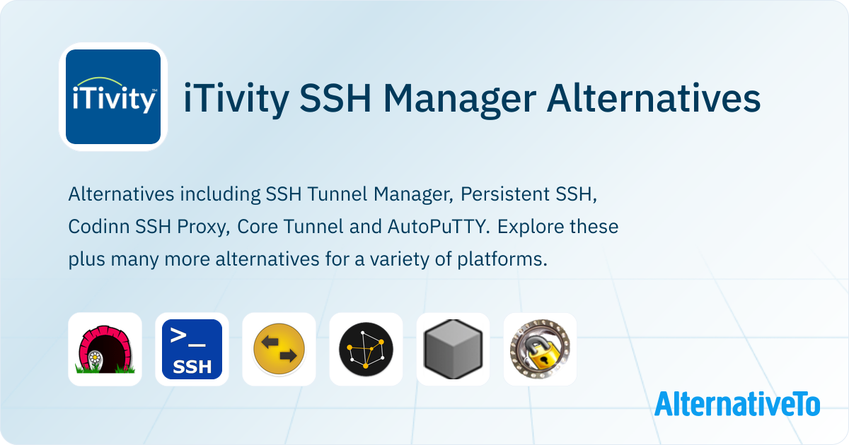iTivity SSH Manager Alternatives - Explore Similar Software | AlternativeTo