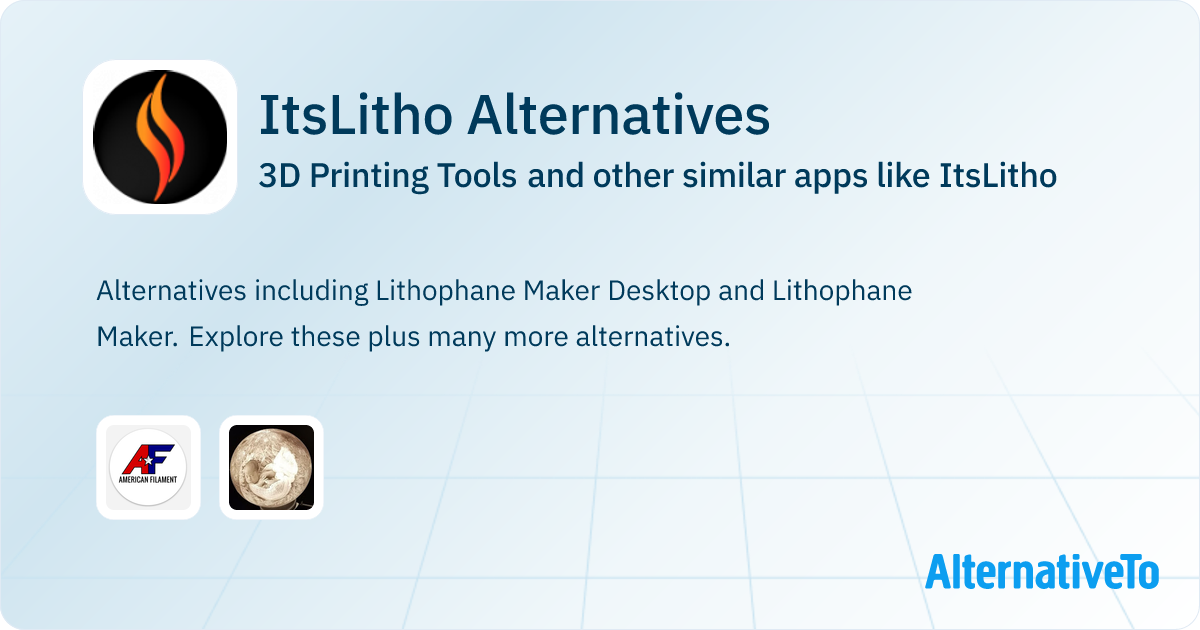 ItsLitho Alternatives: Top 2 3D Printing Tools & Similar Websites ...