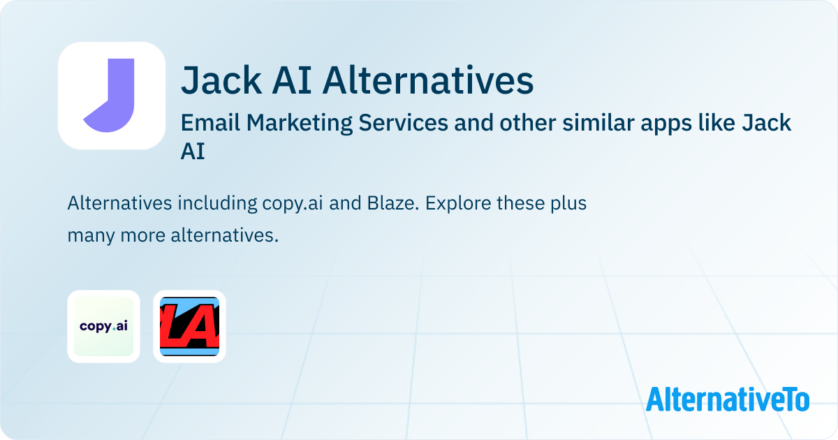 Jack AI Alternatives: Top 2 Email Marketing Services & Similar Websites ...