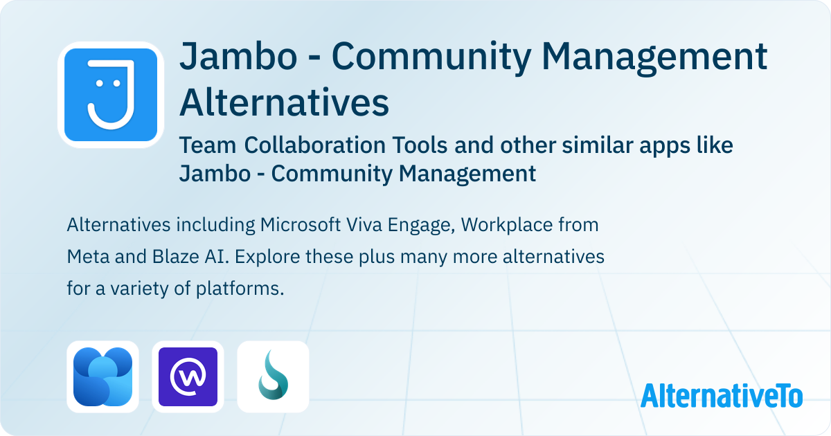 Jambo - Community Management Alternatives: Top 3 Team Collaboration ...