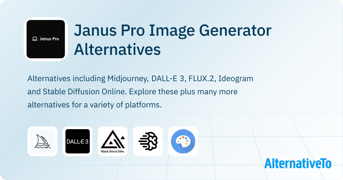 Janus Pro Image Generator Alternatives - Explore Similar Sites & Apps ...