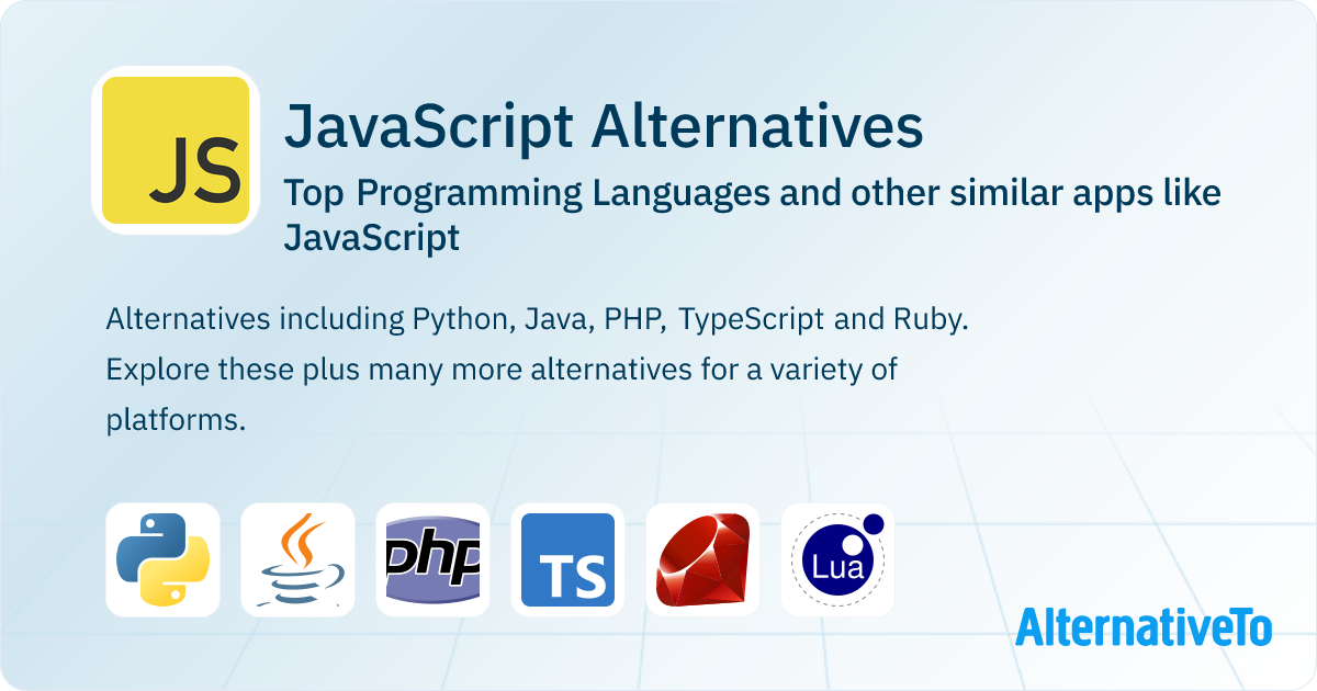 Great JavaScript Alternatives: Top Programming Languages in 2025 ...