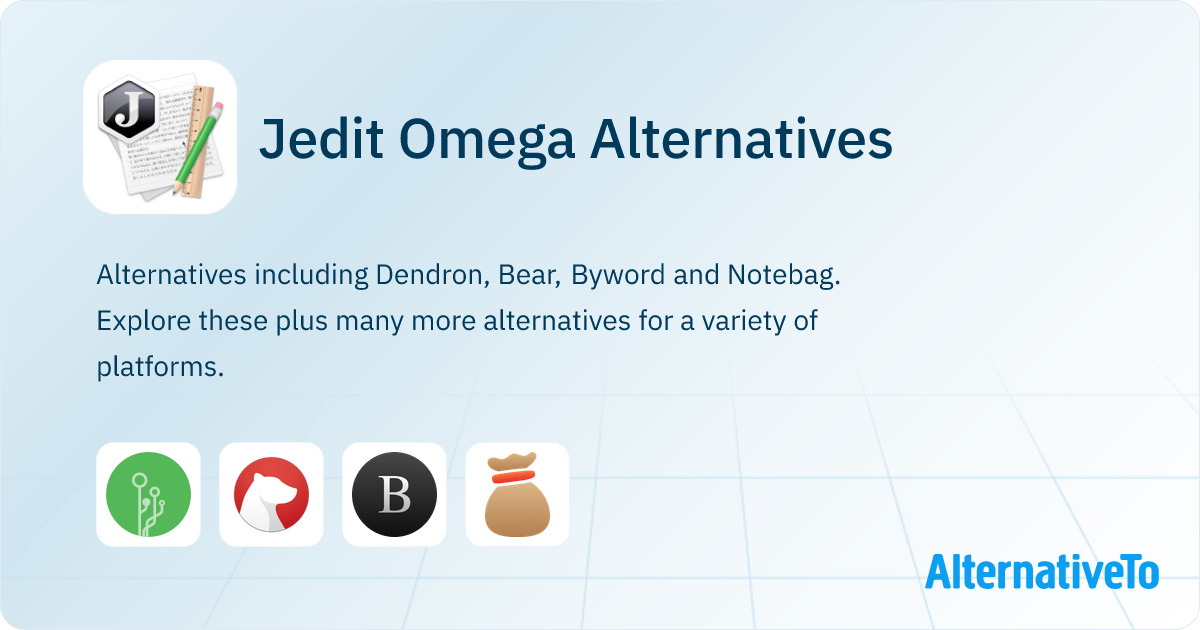 Jedit Omega Alternatives - Explore Similar Software | AlternativeTo