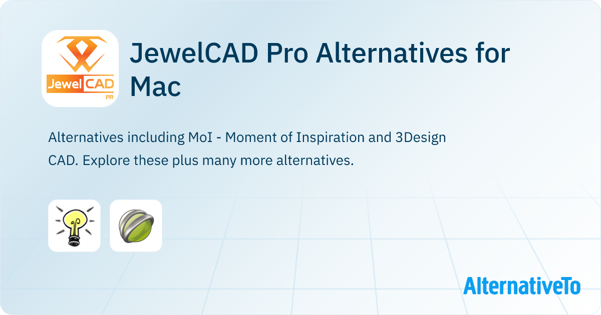 JewelCAD Pro Alternatives for Mac | AlternativeTo