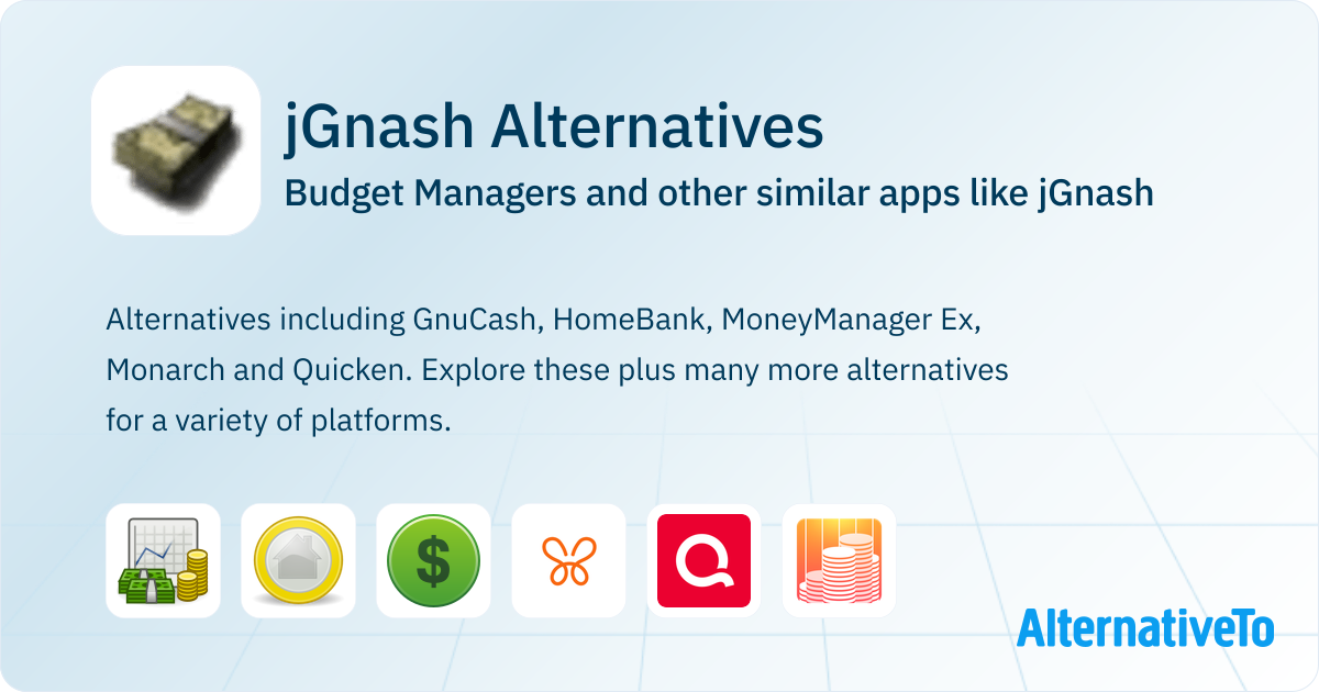 jGnash Alternatives: Top 12 Budget Managers & Similar Apps | AlternativeTo